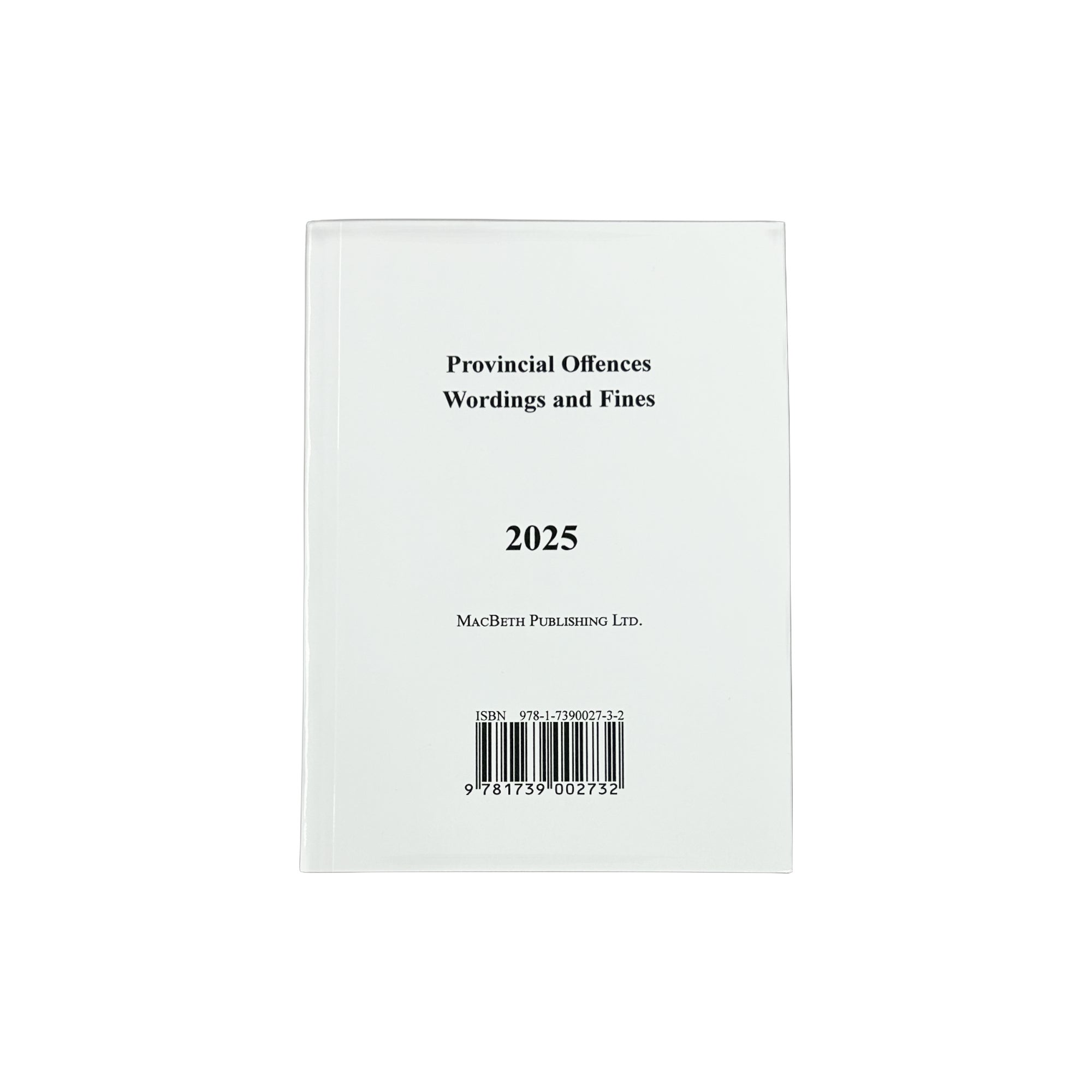 Provincial Offences Wordings and Fines | OPP Shop